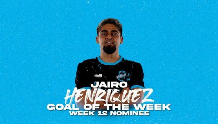 Jairo Henríquez, nominado al gol de la jornada en la USL