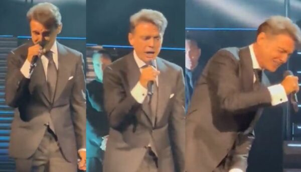 Las primeras imágenes de Luis Miguel en su regreso a los escenarios