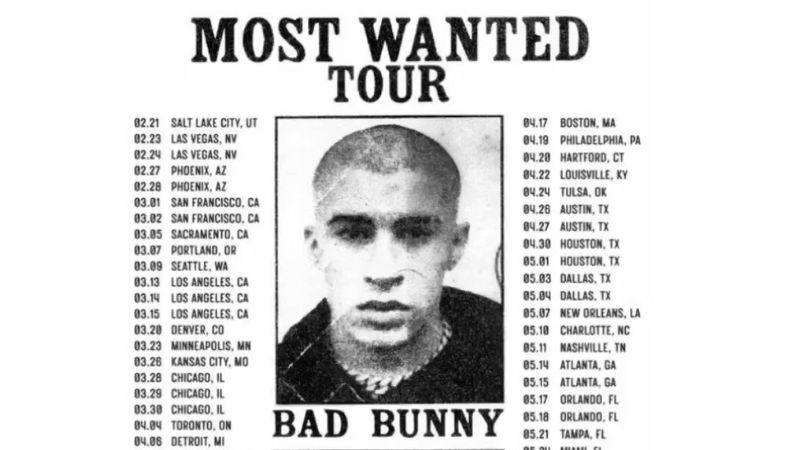 Bad Bunny anuncia su nueva gira 2024 “Most Wanted Tour” Bad Bunny anuncia su nueva gira 2024 “Most Wanted Tour”