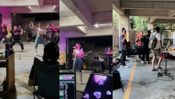 El ensayo de Analu Dada, antes de compartir escenario con Mau & Ricky y ...