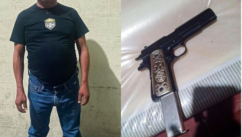 Capturan a sujeto que presuntamente disparó al aire Capturan a sujeto que presuntamente disparó al aire