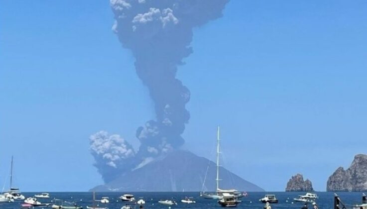 Italia: Volcán Stromboli entra en erupción