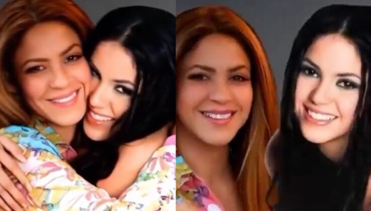 ¡Shakira "abraza" a su yo del pasado!