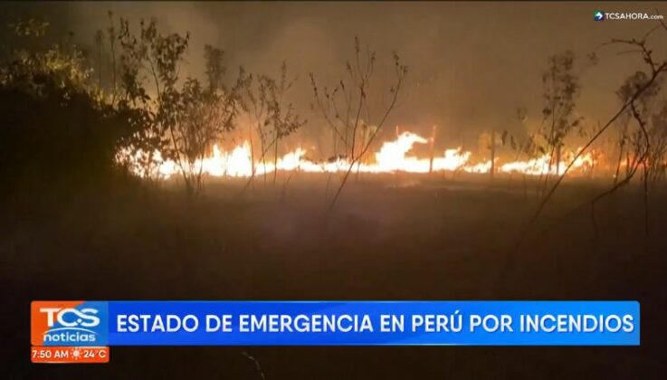 Perú declara emergencia en tres regiones por incendios forestales