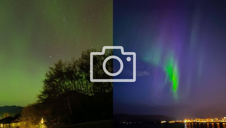 [Galería] ¡Deslumbrante! Las auroras boreales iluminaron los cielos