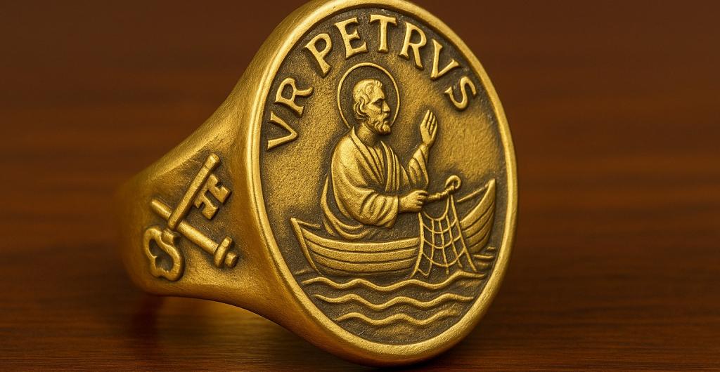 Los símbolos del poder y la autoridad papal