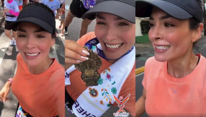 Entre dolor y cansancio ¡Ana Pao conquista Maratón en México!